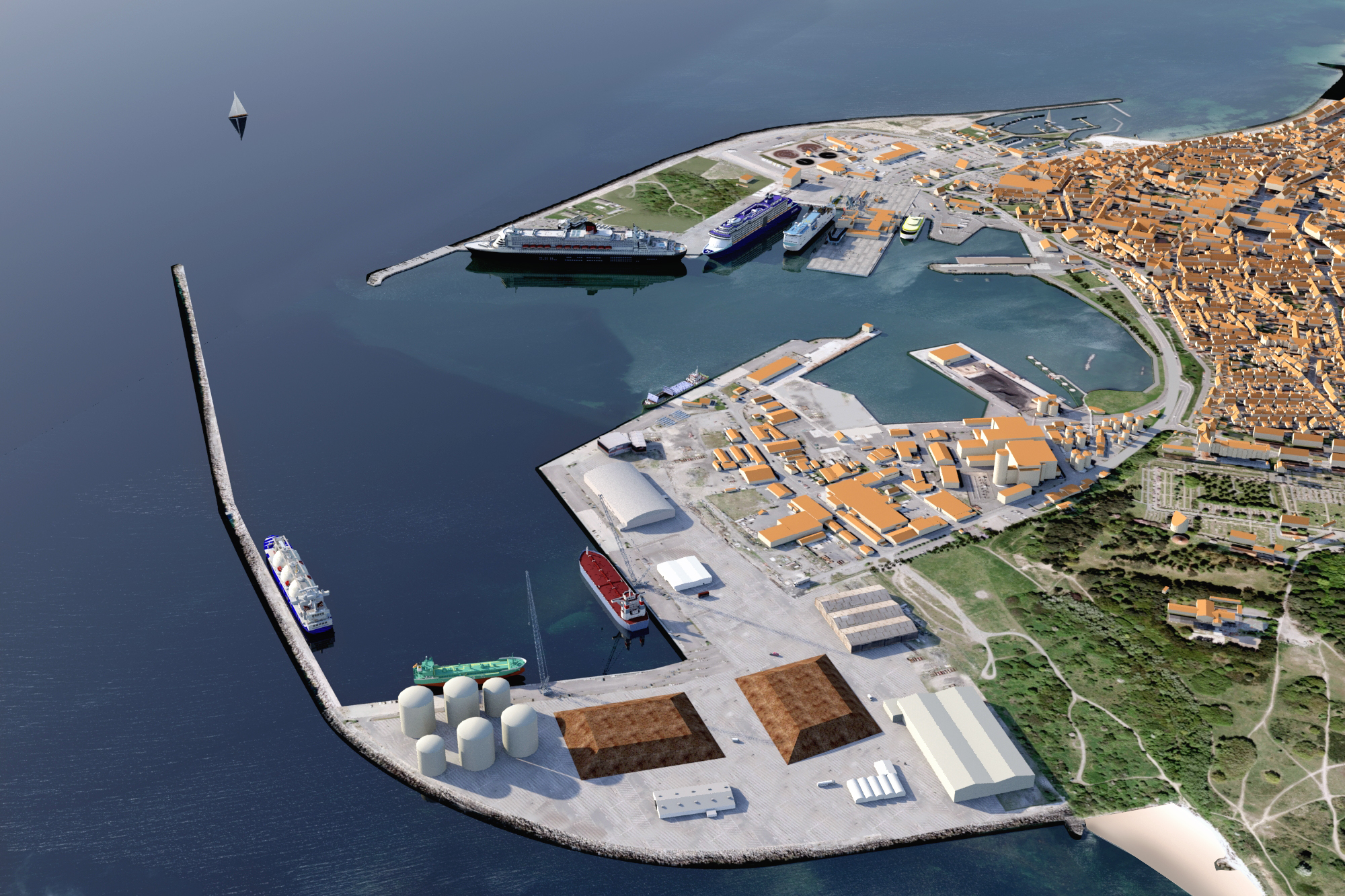 Illustration and graphics | Port of Rønne